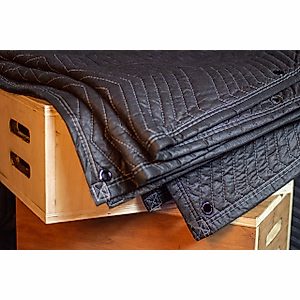 Filmcraft Studio Sound Blanket with Grommets 72 by 80 inch Heavy Duty Polyester (Single Blanket)