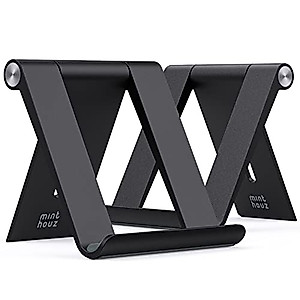 Minthouz Cell Phone Stand for Desk - 2 Pack Phone Holder Compatible with iPhone 14 13 12 Pro Max Mini 11 Xr 8 Plus SE, iPad Mini, Switch, Android Smartphone, Tablets