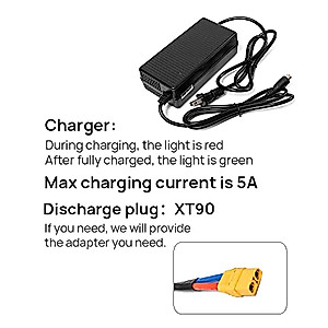 QWW 48V20AH30amp Battery for 100-1200W Ebike with Charge