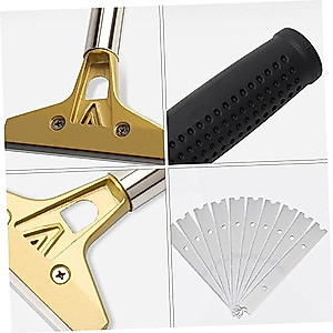 SEWOART Cleaning Blade Paint Squeegee Sticker Remover Marble Scraper Sticker Scraper Tools Grout Cleaning Tool Cleaning Scraper Spackle for Drywall Putty Shovel Grout Tool Aluminum Alloy