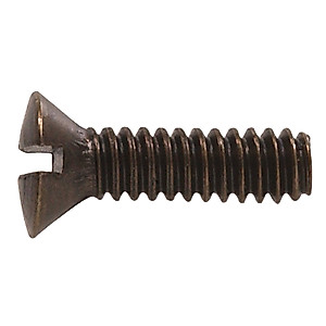 The Hillman Group 4192 Antique Brass Electrical Switch Plate Screw 6-32 x 1/2IN. (20-Pack),Antique Bronze 0.5 inches