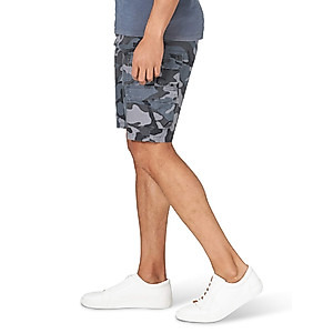 Wrangler Authentics Men's Stretch Twill Cargo Shorts, Turbulence Camo, 44