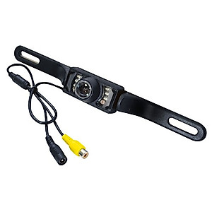 Pyle - plcm10 - pyle plcm10 license plate mount rear view camera wide angle color camera