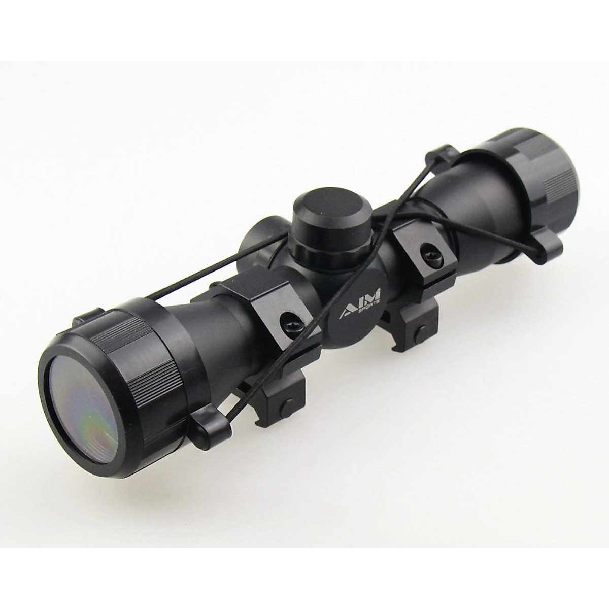TACFUN - Tactical MIL-DOT Reticle Compact Scope/w Rings