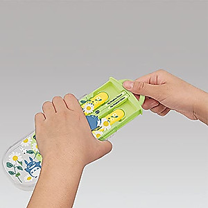 My Neighbor Totoro Utensil Set - Includes Reusable Fork, Spoon, Chopsticks and Carrying Case - Authentic Japanese Design - Durable, Dishwasher Safe