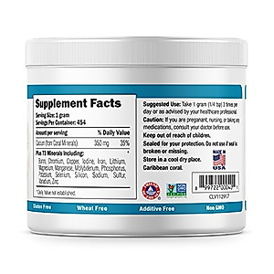 Coral LLC - Ecopure Pure Coral Calcium Powder (16 Ounce 1 Pack)