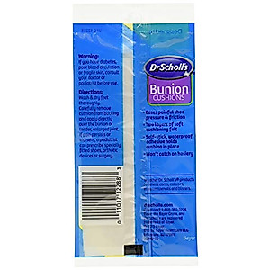 Dr. Scholl's Bunion Cushions Felt 6 Each (Pack of 3)