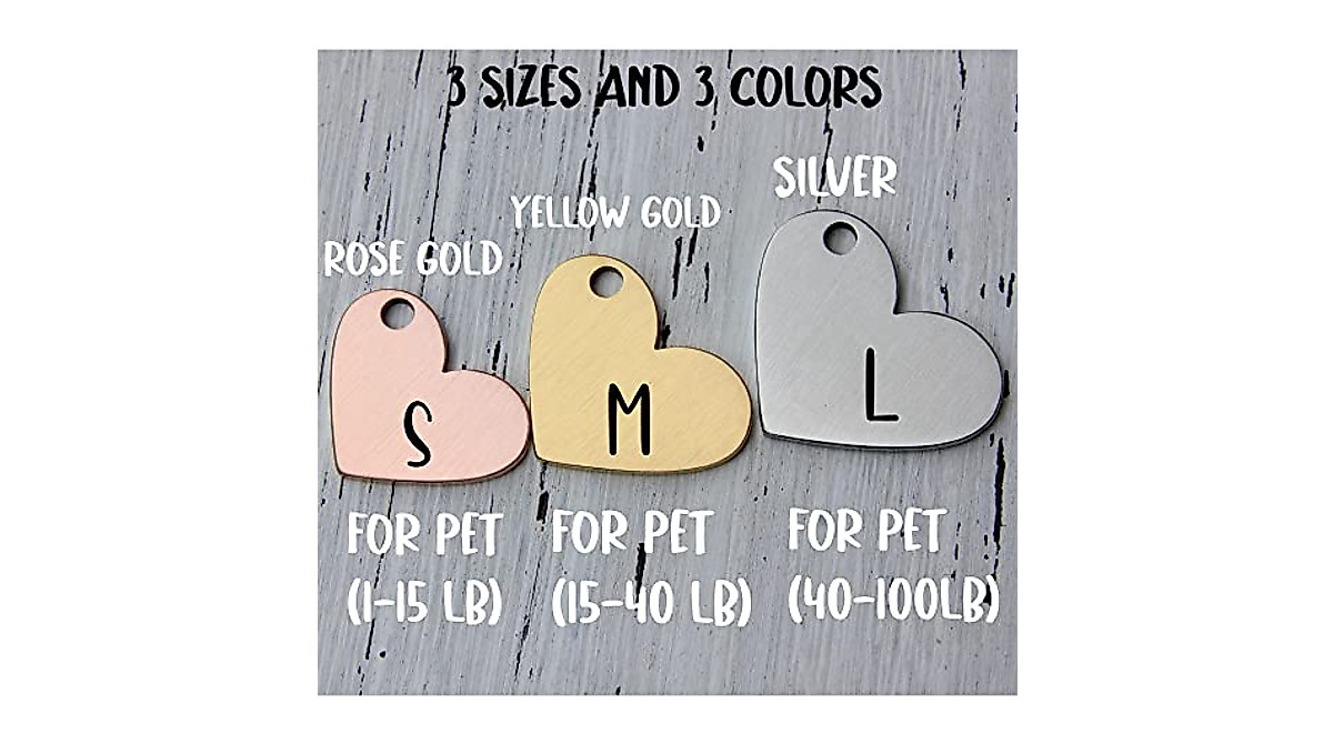 Personalized MYXGY Stainless Steel Pet ID Tags