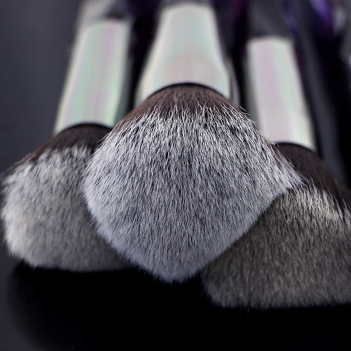 Professional Make Up Brush 10pcs Soft Bristles Hair Makeup Brushes Eyeliner Eyebrow Lip Contour Blending Brush Set (Purple)