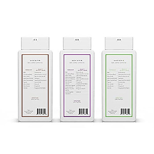 Native Body Wash Natural Body Wash for Women, Men | Sulfate Free, Paraben Free, Dye Free, with Naturally Derived Clean Ingredients Leaving Skin Soft and Hydrating, Coconut & Vanilla, Lavender & Rose, Cucumber & Mint 18 oz - Pack of 3