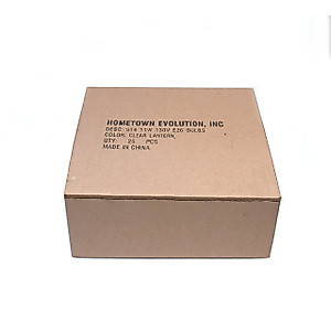 Hometown Evolution, Inc. (Box of 25) S14 Clear 11 Watt Commercial E26 Medium Base Replacement Bulbs