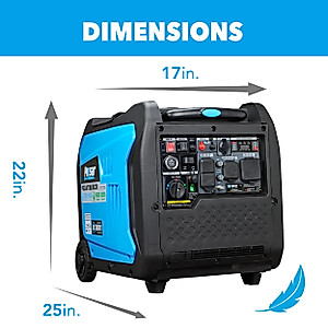 Pulsar 7,250-Watt Super Quiet Dual Fuel Inverter Generator with Remote Start