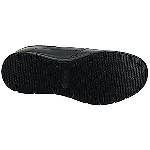 Skechers Men's Nampa-Groton Food Service Shoe, Black, 8