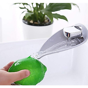 AKOAK 2 Pcs Faucet Expander Blade Design Child Safety Faucet Expander for Toddlers Children Hand Washing Assistant Bathroom Sink Supplies