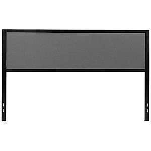 Flash Furniture Upholstered Headboard, King, Dark Gray