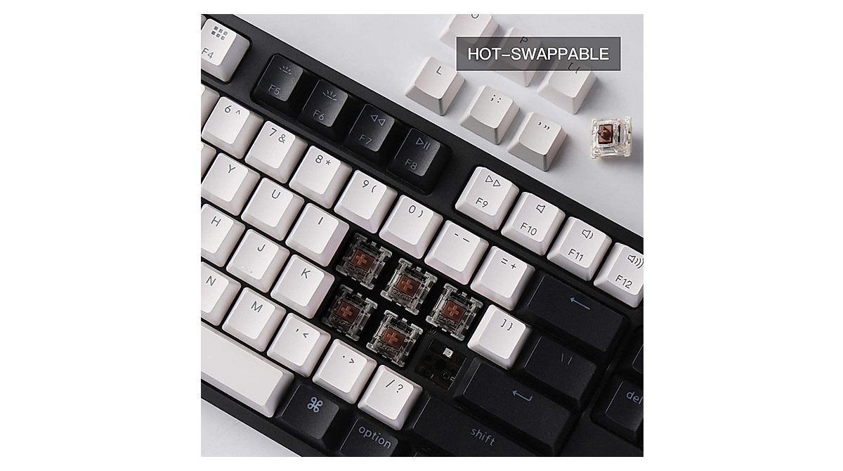 Keychron C1 Hot-Swappable TKL Mechanical Keyboard for Mac/Win
