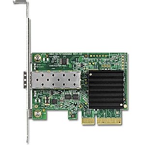 TRENDnet 10 Gigabit PCIe SFP+ Network Adapter, Convert A PCIe Slot Into A 10G SFP+ Slot, Supports 802.1Q, Standard & Low-Profile Brackets Included,Compatible with Windows & Linux, Black,TEG-10GECSFP