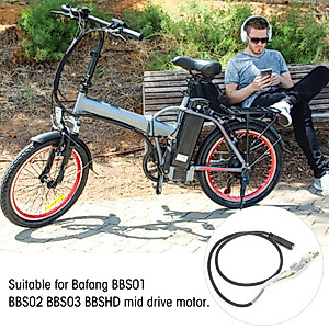 HERCHR USB Programming Cable for BBS01 BBS02 BBS03 BBSHD Electric Bicycle Motor Mid Drive Motor Kit Electric Bike Programming Cable