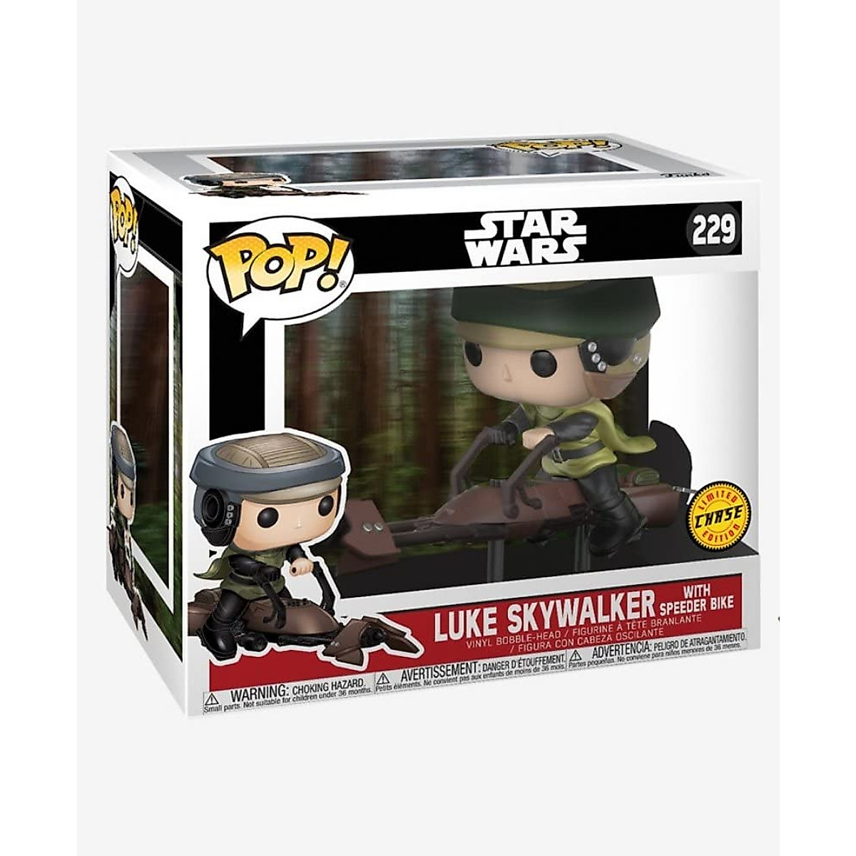 Funko Star Wars Luke on Speeder Bike Pop Vinyl Figure (Chase)