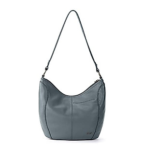 The Sak womens Iris Leather Large Hobo, Dusty Blue Ii, One Size US