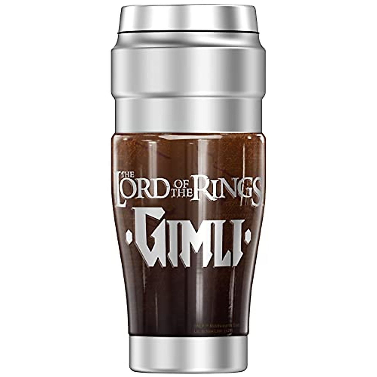 THERMOS The Lord of The Rings Gimli STAINLESS KING Stainless Steel Travel Tumbler, Vacuum insulated & Double Wall, 16oz