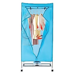 1000W Portable Dryer, Electric Clothes Dryer Machine Double Layer Stackable Clothes Drying Rack for Apartments, Laundry, RV, 110V