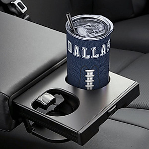 Ultrexo Dallas Tumblers Cup Insulation Travel Stainless Steel Mug Navy