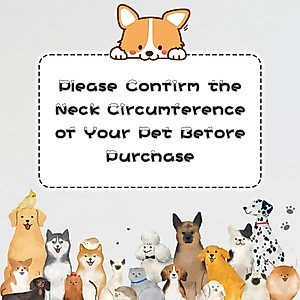 Hkojewp Inflatable Dog Cone Collar, Recovery Dog Cone for Medium Large Dog, Soft Cow Shaped Dog Cone Alternative After Surgery Neck Pillow, Dog Cones Stop to Licking for Dog,Cat(16Inch/40CM)