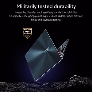 ASUS ZenBook Pro Duo 15 UX582 Laptop, 15.6” OLED 4K Touch Display, i7-12700H, 16GB, 1TB, GeForce RTX 3060, ScreenPad Plus, Windows 11 Home, Celestial Blue, UX582ZM-AS76T