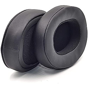 Earpad Replacement Ear Pads Cushions Cover Compatible with Skull Candy Hesh3 Hesh 3 Crusher Wireless Headphones Earpads Repair Parts (Black)