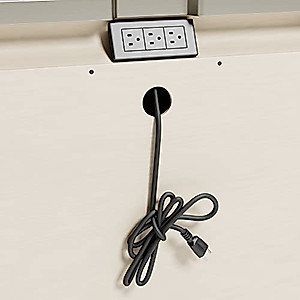 Signature Design by Ashley Chevanna Glam Embossed Diamond-Patterned 2 Drawer Night Stand with USB Charging Ports, Chrome