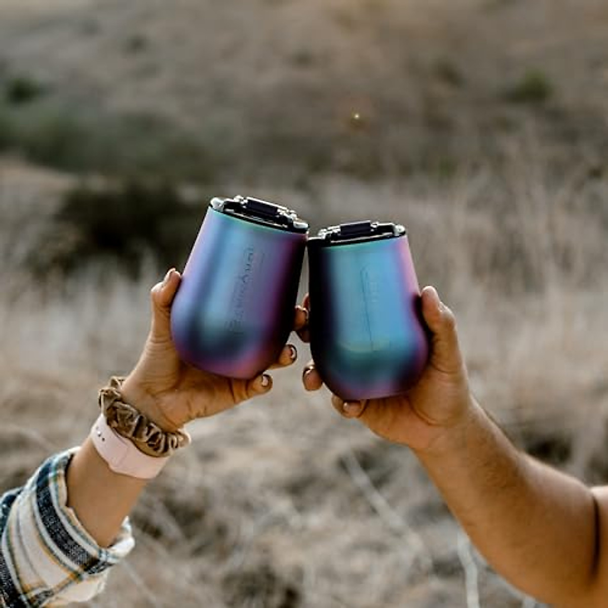 BrüMate Uncork'd XL MÜV - 100% Leak-Proof 14oz Insulated Wine Tumbler with Lid - Vacuum Insulated Stainless Steel Wine Glass - Perfect For Travel & Outdoors (Onyx Leopard)