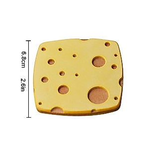 Vanity Mirror Handheld Mirror Small Makeup Mirror Portable Portable Mirror Cowhide Cheese Design High-Definition Makeup Mirror Household Cosmetic Mirror