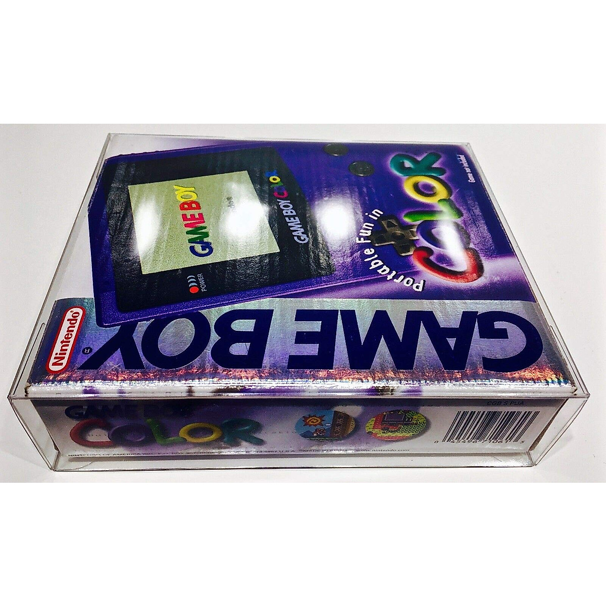 1 Pcs Box Protector For Game Boy Color Console Boxes NTSC SIZE Clear Case Nintendo