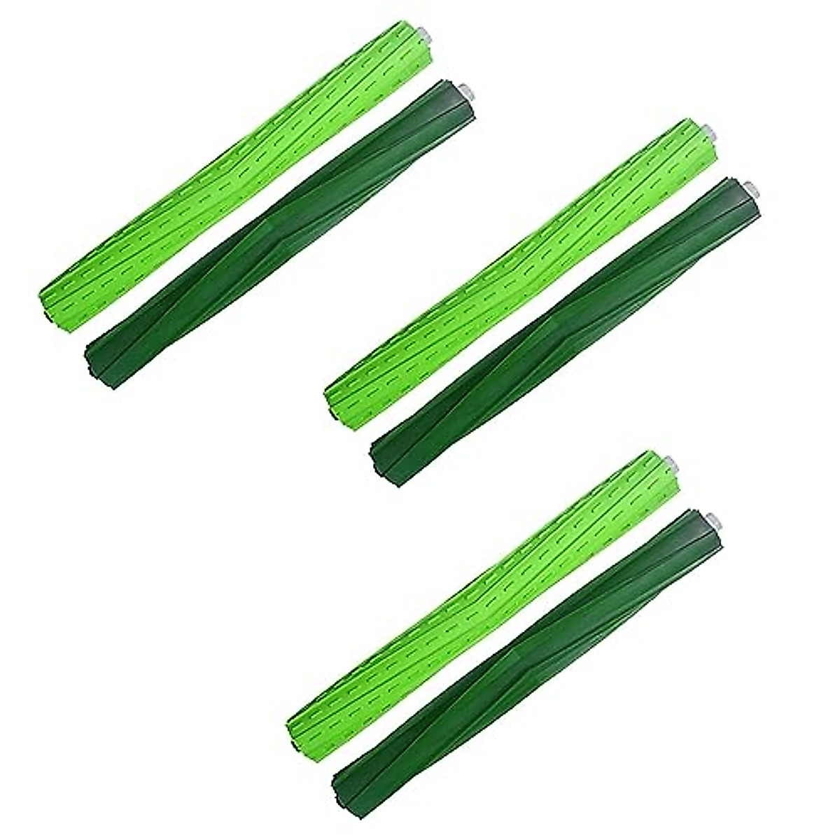 Zmerob S9 Replacement Brushes Parts for iRobot Roomba S9 (9150) S9+ S9 Plus (9550) S Series Wi-Fi Connected Robot Vacuum Cleaner, 3 Set Multi-Surface Rubber Roller Brushes