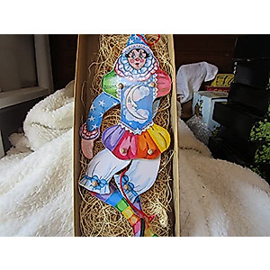 Vintage Terrie Floyd Jumping Jack in Box 17" Tall Laughing Moon Limited ed.1200/10,000