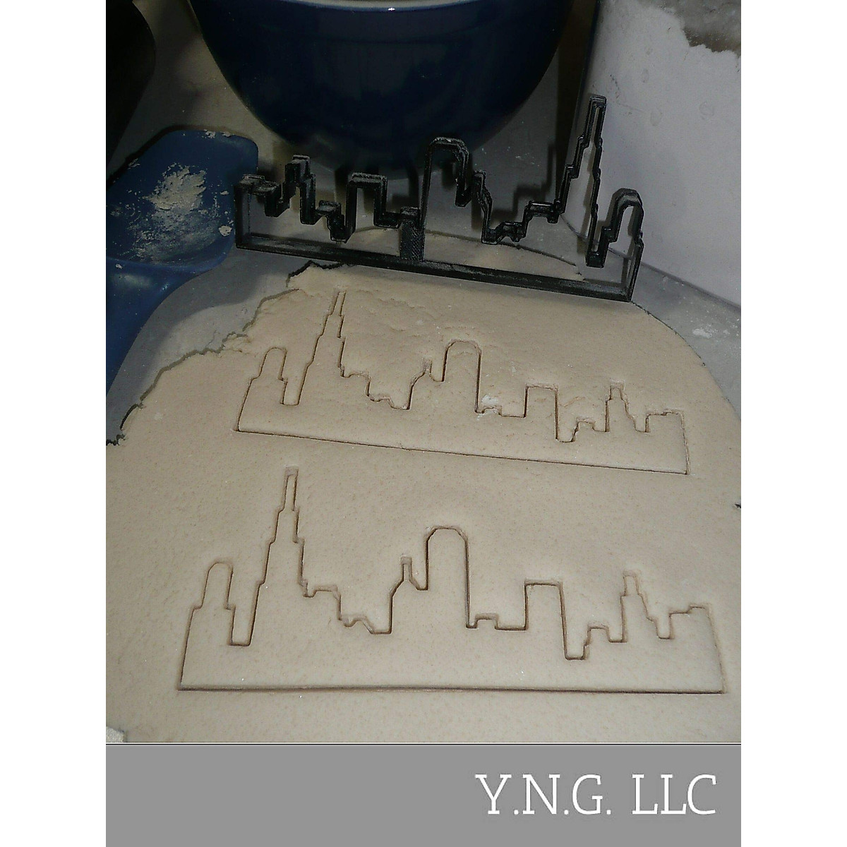 CHICAGO SKYLINE SILHOUETTE WINDY CITY SKYSCRAPERS COOKIE CUTTER MADE IN USA PR3370