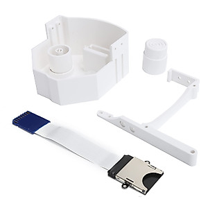Memory Card Mount Kit, 3D Print Extension Memory Card Extender Adapter Mount Kit for Dreamcast Holder Gdemu, Effective Ventilation and Heat Dissipation(White)