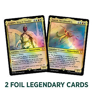 Magic The Gathering The Lord of The Rings: Tales of Middle-Earth Commander Deck 1 + Collector Booster Sample Pack