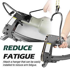 Woodpecker AM66T Pneumatic Clinch Clip Clipper Vertex Fastening Air Power Clinching Tool Hartco Clipper Industrial Clip Tool Gun Clipper Gun for Spring Mattress, Car Seat (AM66T)