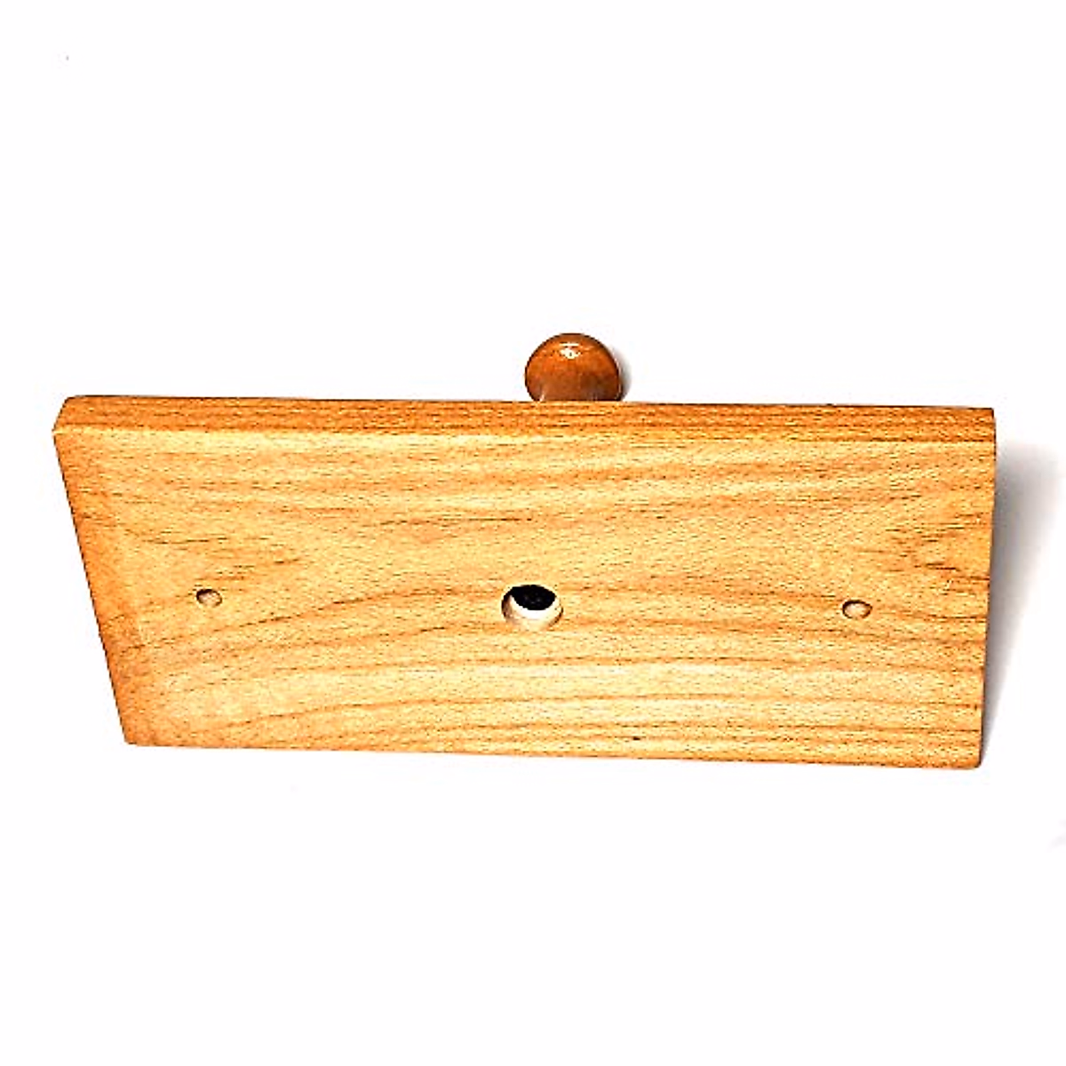 Inspirations Solid Oak Wood Towel Robe Hook | with Mounting Screws, Anchors, Covers - (6 Pack)
