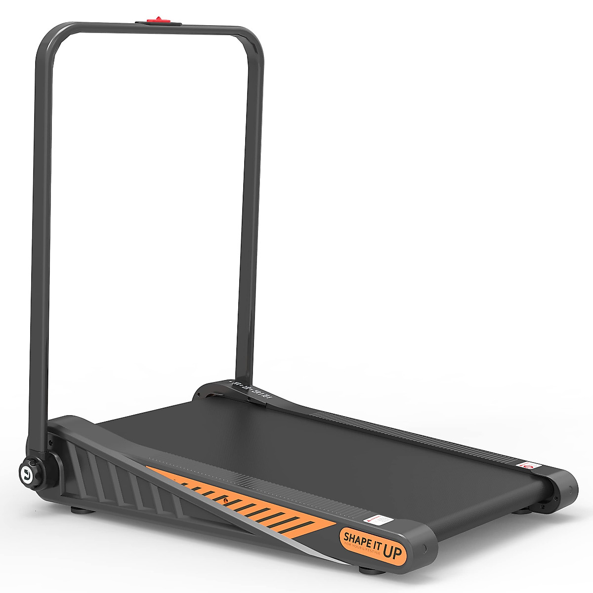 WILDKEN Walking Pad, Folding Treadmill Under Desk with Handlebar & Ergonomic 10% Incline, Home Treadmill 2 in 1 Walking and Jogging with Remote Control LCD Display for Home Gym Indoor Office use