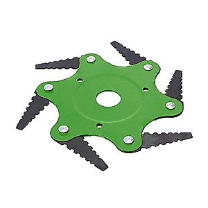 Yardwe Metal 1pc Metal Lawn Mower Lawn Mower Blade Grass Weeder Head Grass Jewelry Tray Colorful