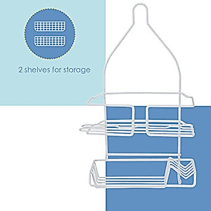 Home Basics SC10228 Shower Caddy, Vinyl