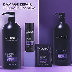 Nexxus Keraphix ProteinFusion Conditioner with Keratin Protein and Black Rice Conditioner for Damaged Hair 33.8 oz
