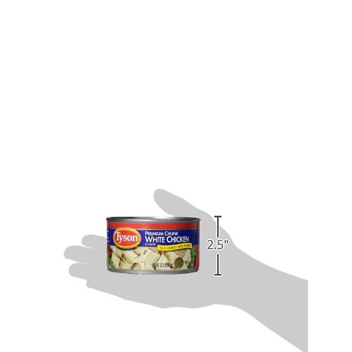 Tyson Chunk Chicken Breast, 12.5-Ounce Cans (Pack of 12)