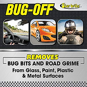 STAR BRITE Bug Off Automotive Dead Insect Residue Cleaner - 22 OZ (092722),orange