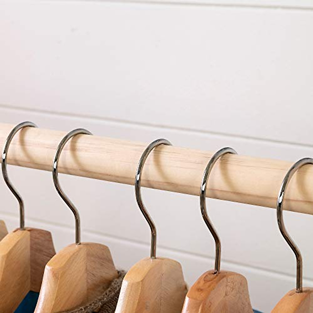 South Shore Sweedi Scandinavian Clothes Rack for Kids-Natural Pine