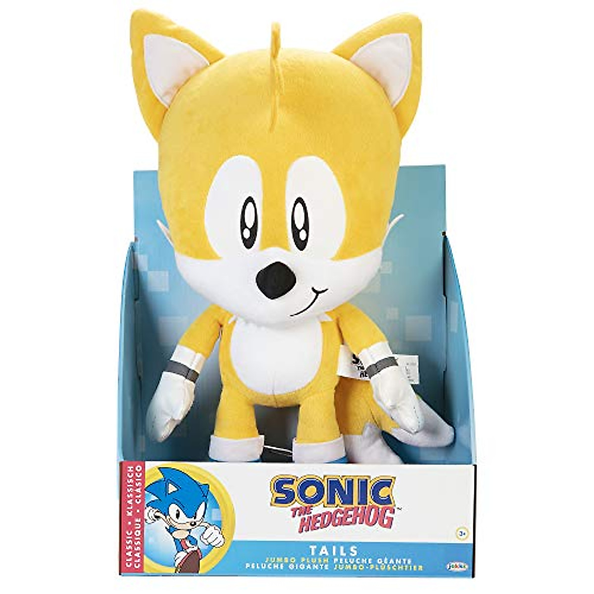 Sonic The Hedgehog Tails Jumbo Plush 18 Inches Tall