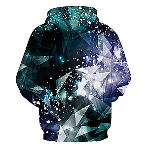 Muscularfit mens sweatshirt Men Hoodies Graphic Fashion 3D Print Pullover Hooded Sweatshirts Causal Long Sleeve Drawstring Lightweight Hoodie mens 2xl hoodie Purple 3X